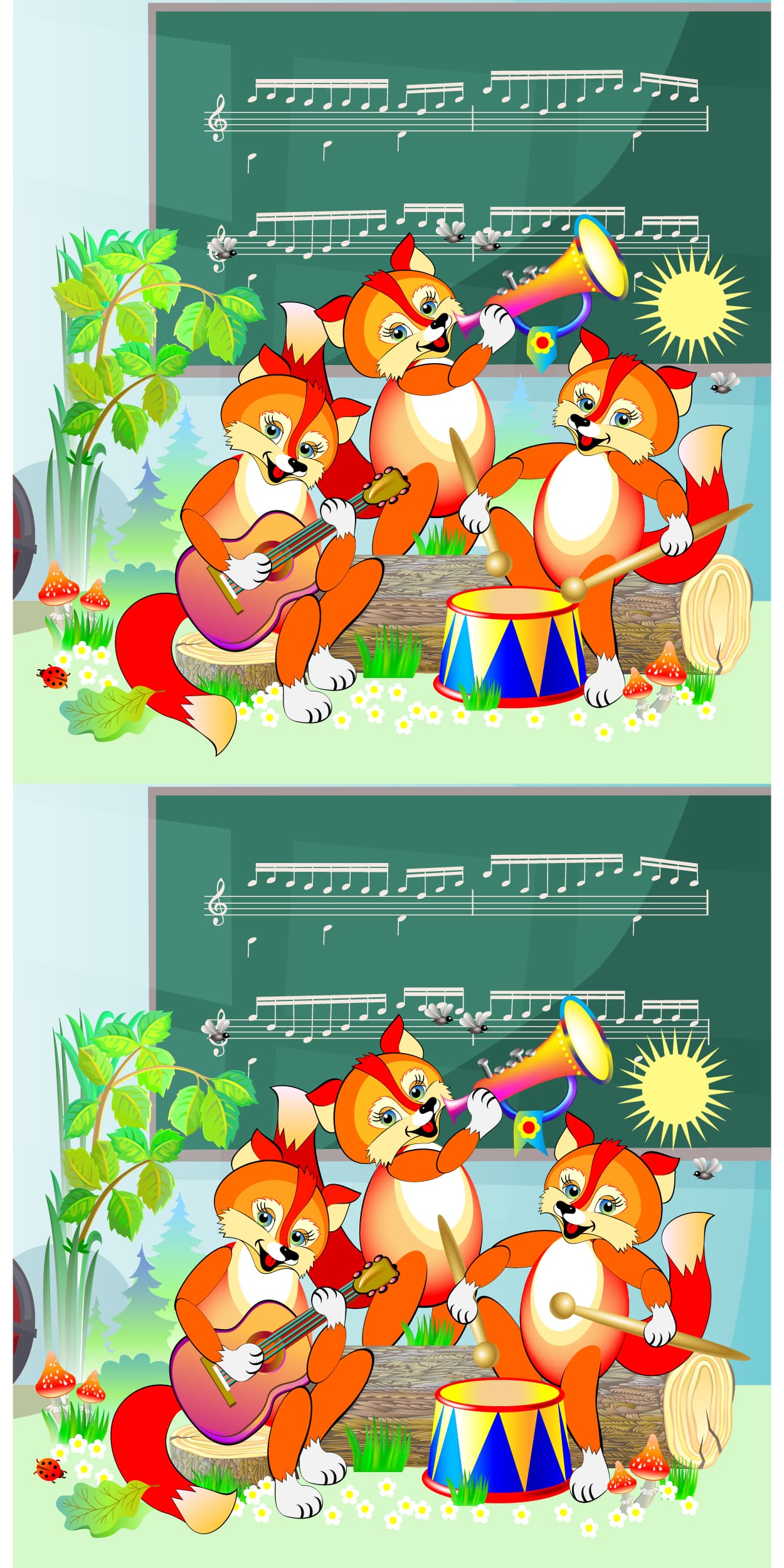 Spot the difference: Are you smart enough to find 9 differences in less ...