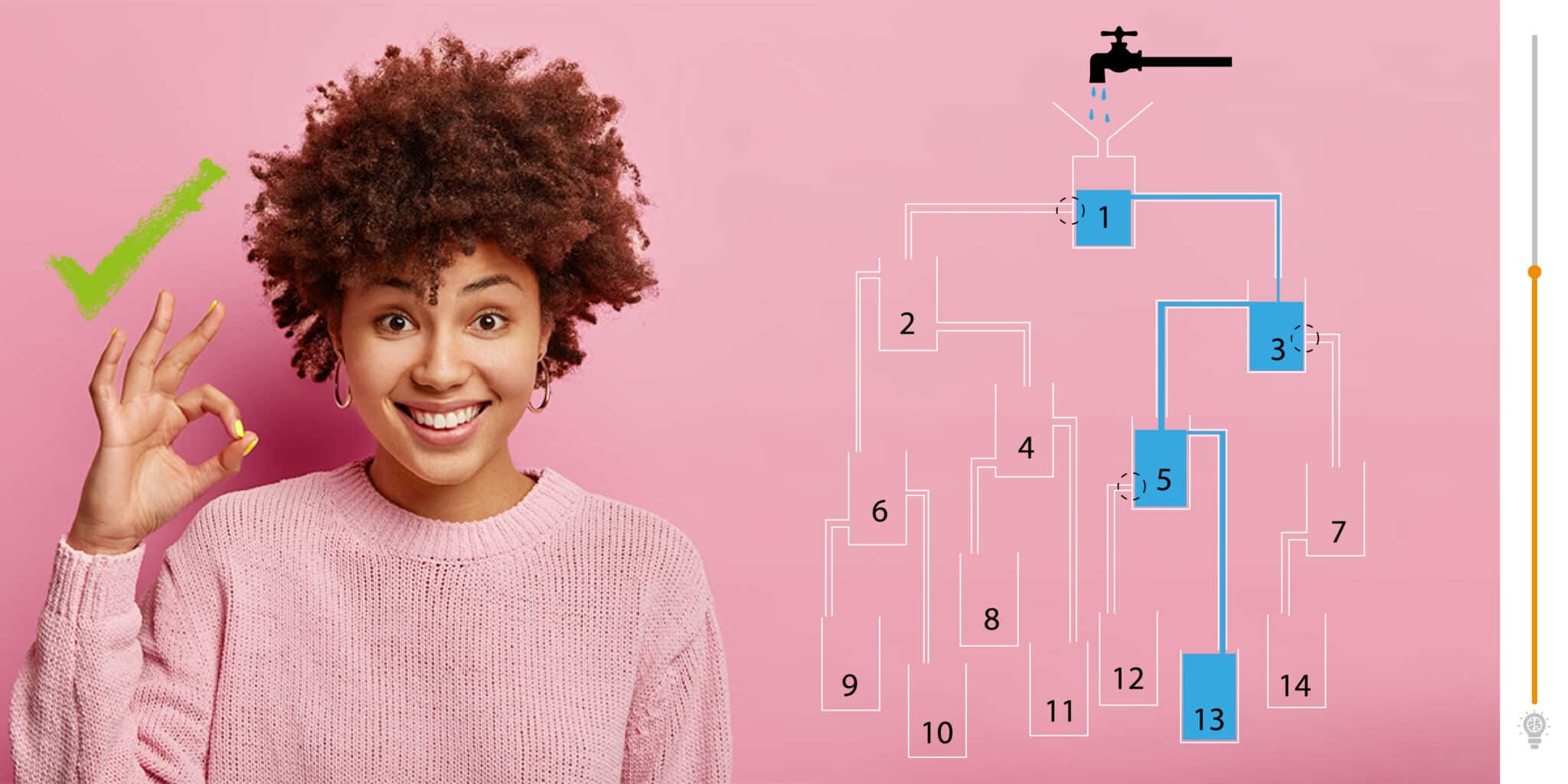 Logical Brain Teaser: Only 16% can find out which water tank will fill ...