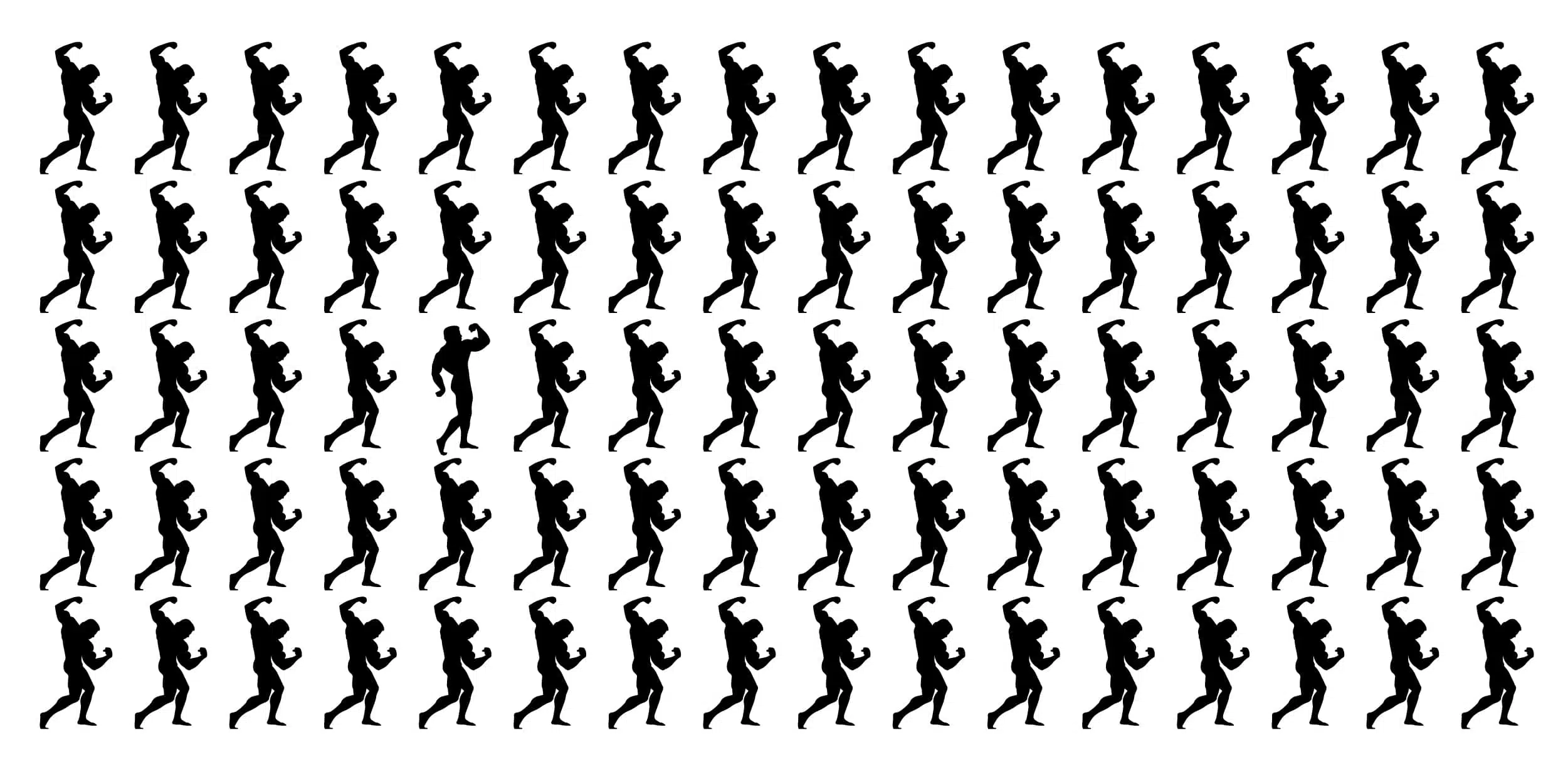 IQ test: will you be able to find the hidden image in this difficult ...