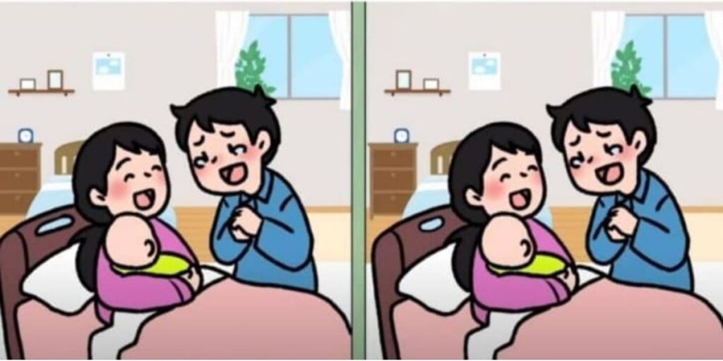 Observation test: Can you determine the 3 differences between the 2 photos?