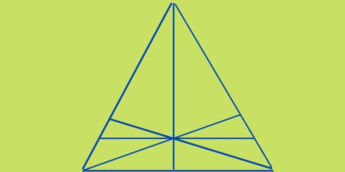 Visual test: Test your skills and detect how many triangles there are ...