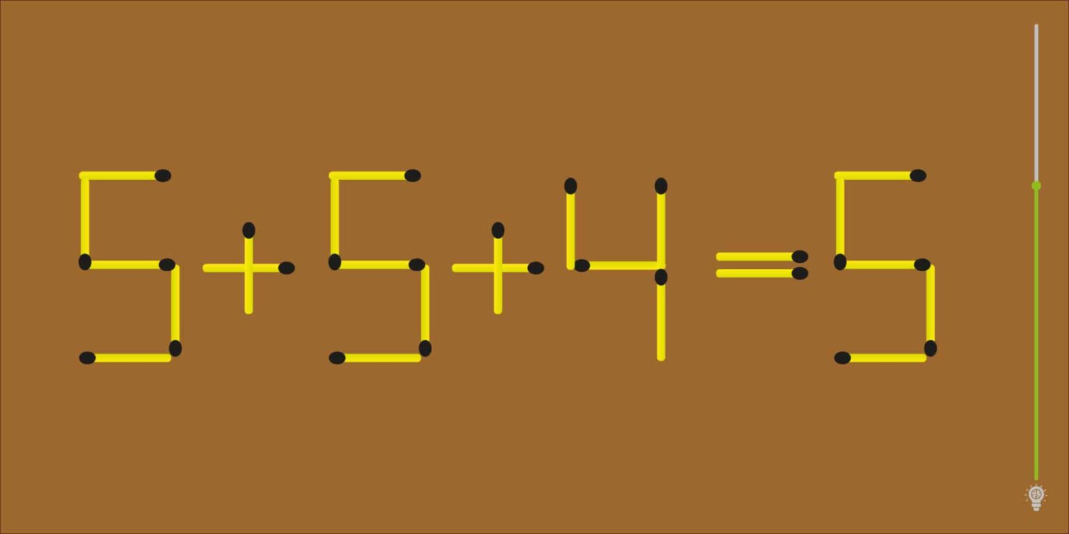 Maths Challenge: Can you solve this matchstik puzzle with just 1 move ...
