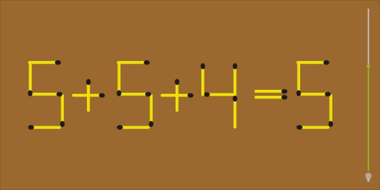 Maths Challenge: Can you solve this matchstik puzzle with just 1 move ...