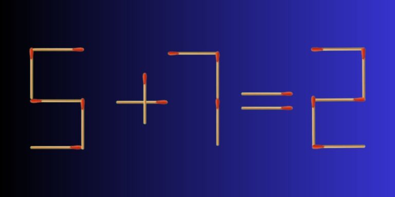 Math brain teaser: Can you solve this matchstick challenge in 20 ...