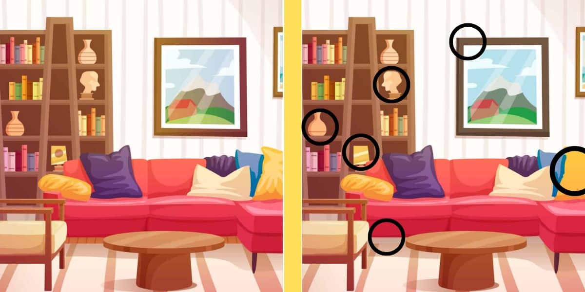 Spot the difference: Can you find all 6 differences in less than 20 ...