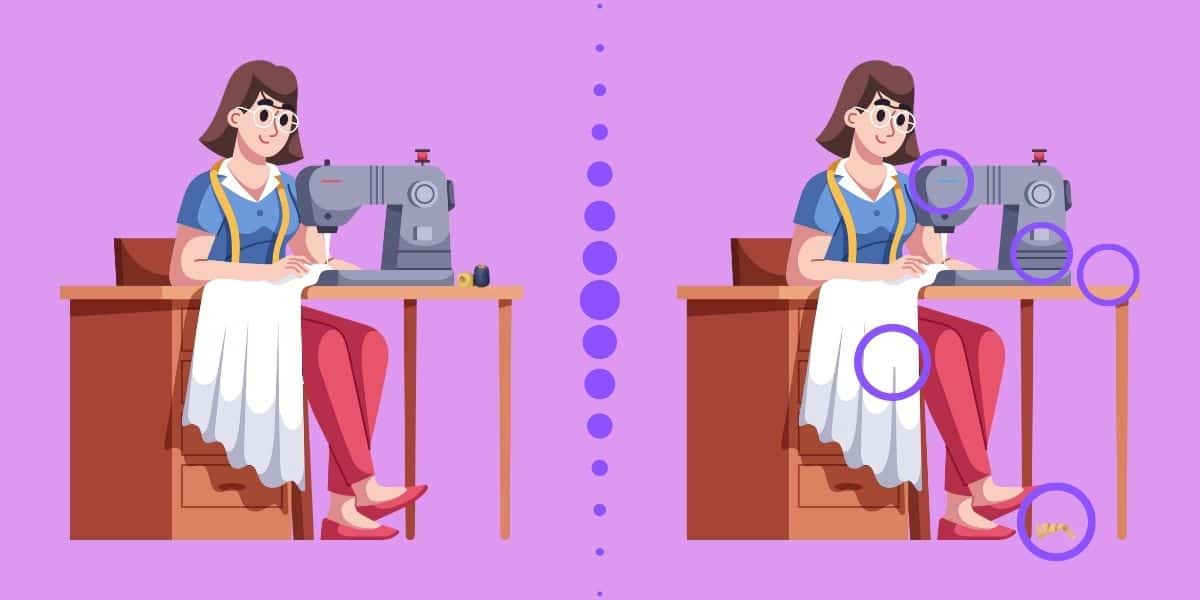 Spot the difference: Test your visual acuity and find the 5 differences ...