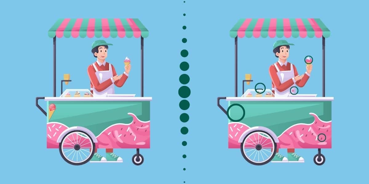 Spot The Difference Challenge Your Eyes Find 5 Differences In Less