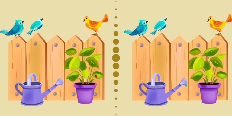 Difference game: Test your visual skills by spotting 5 differences in ...