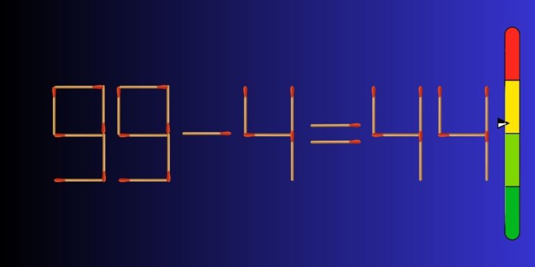 Brain teaser: Test your IQ with this matchstick math challenge - Move ...