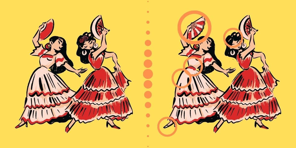 Spot the difference challenge: Can you identify the 5 differences ...
