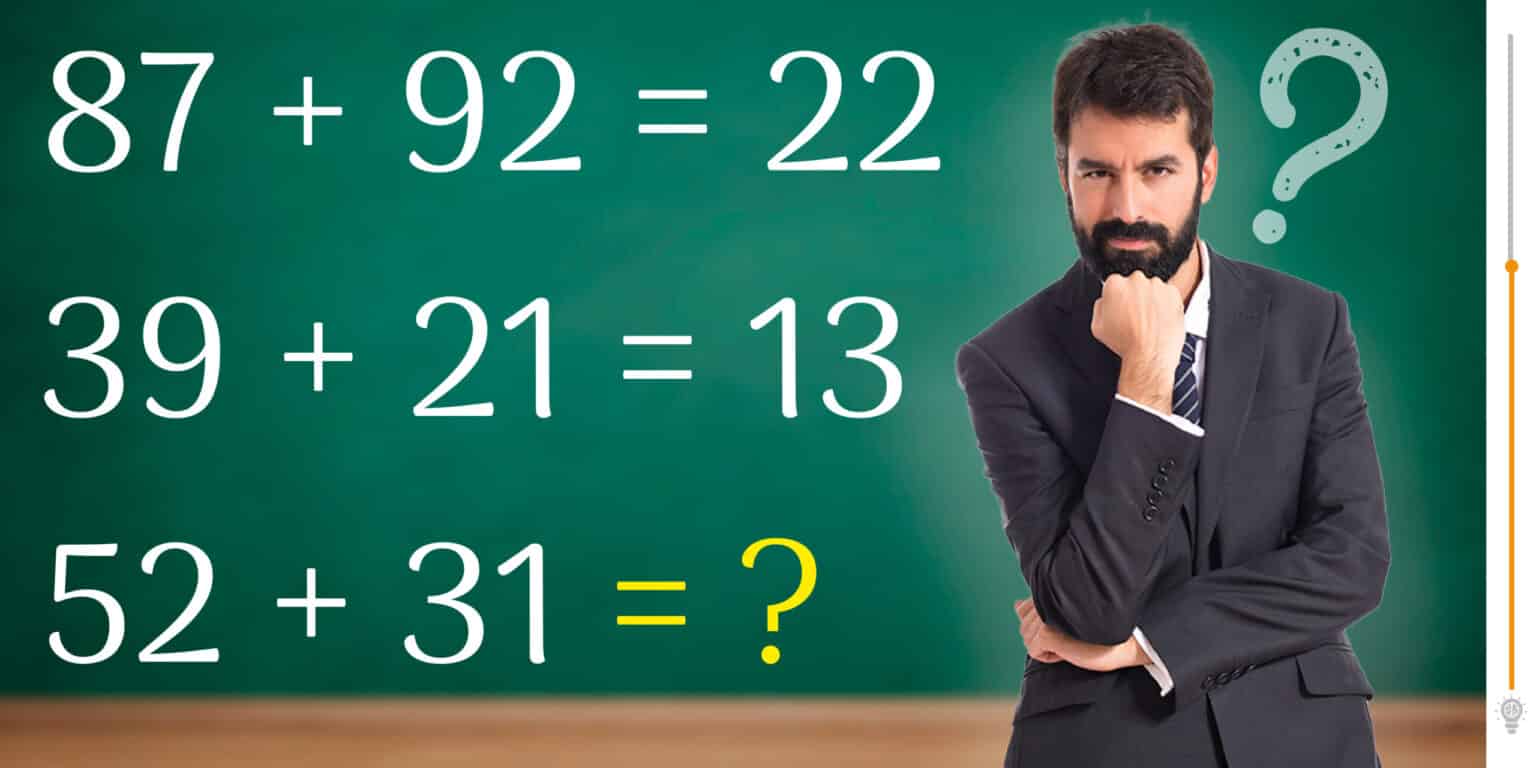 Practice lateral thinking while having fun solving this math puzzle.