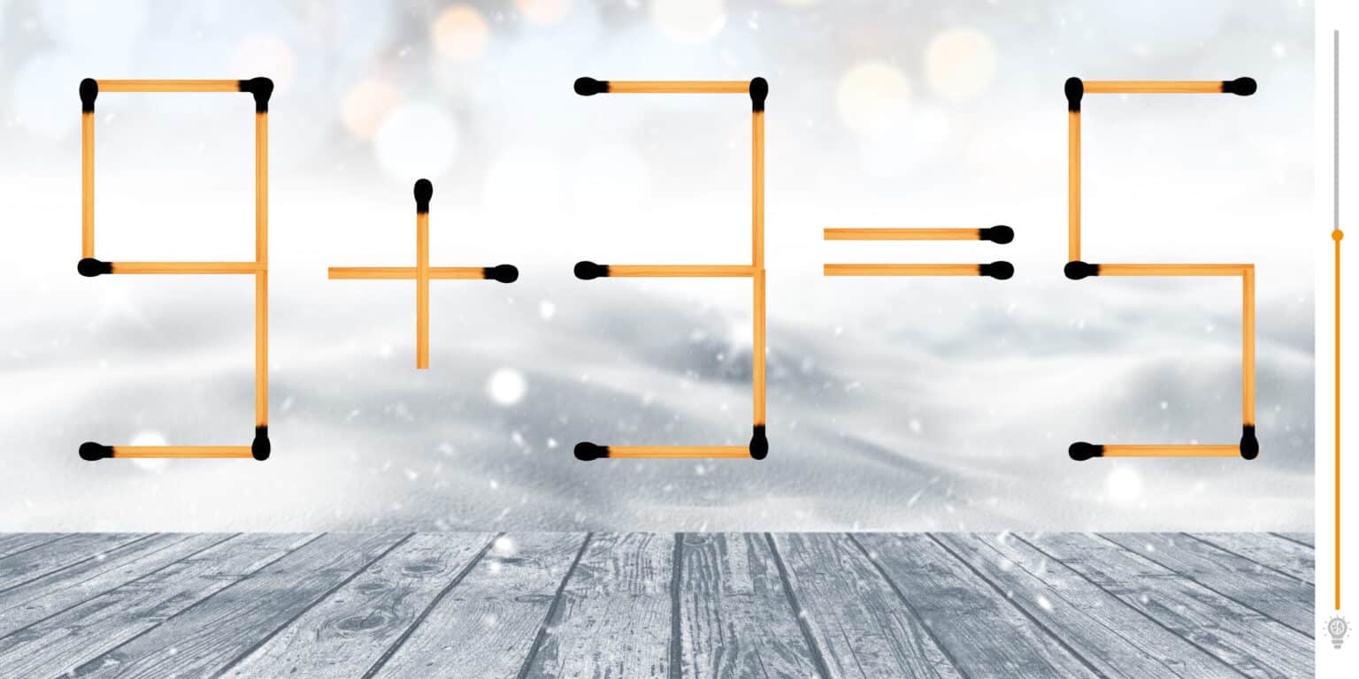 Check your IQ by moving just 1 match, can you complete the challenge in ...