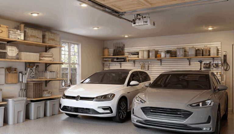 How to Organize a 2-Car Garage So You Can Actually Park Both Cars Inside